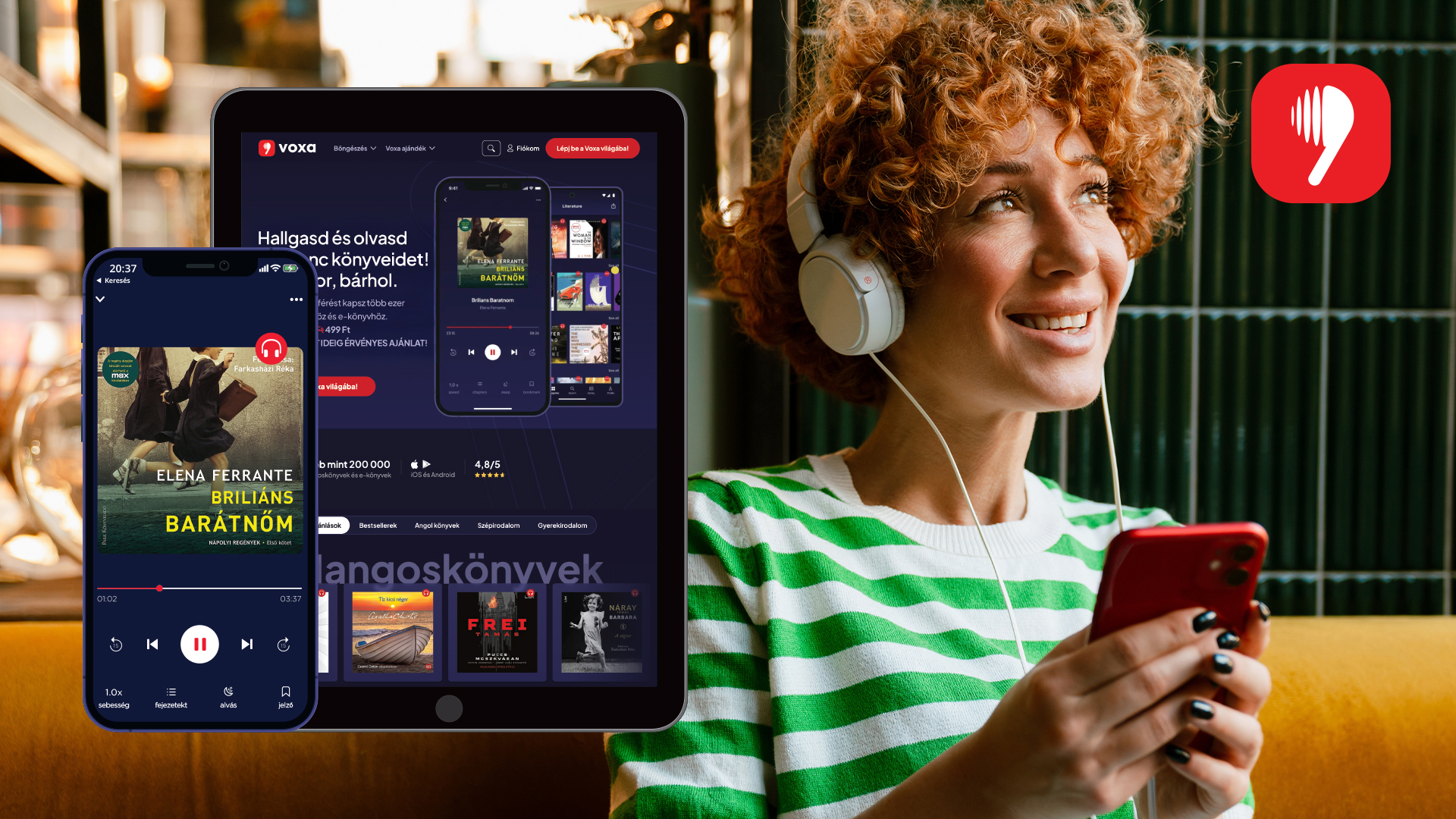 Az ország legnagyobb hangos- és e-könyv kínálatával érkezett a hazai ...
